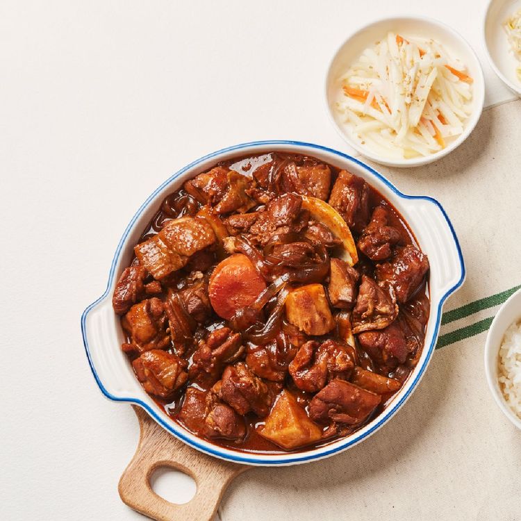 5분조리 안동식 순살 빨간 찜닭 밀키트 700g 홈플러스 택배배송