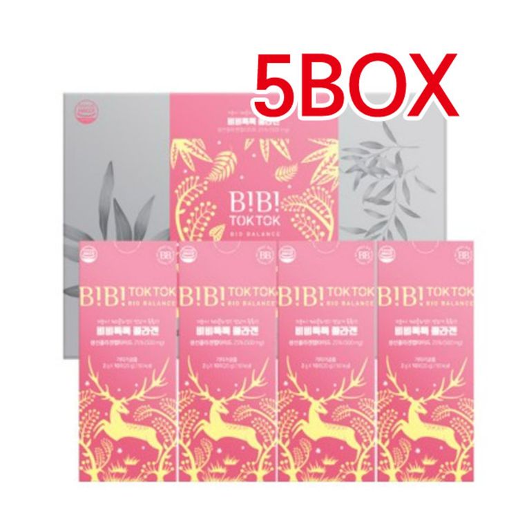 메디카코리아 비비톡톡 콜라겐 40포 5박스총200포저분자피쉬콜라겐레몬맛피부건강 홈플러스 택배배송