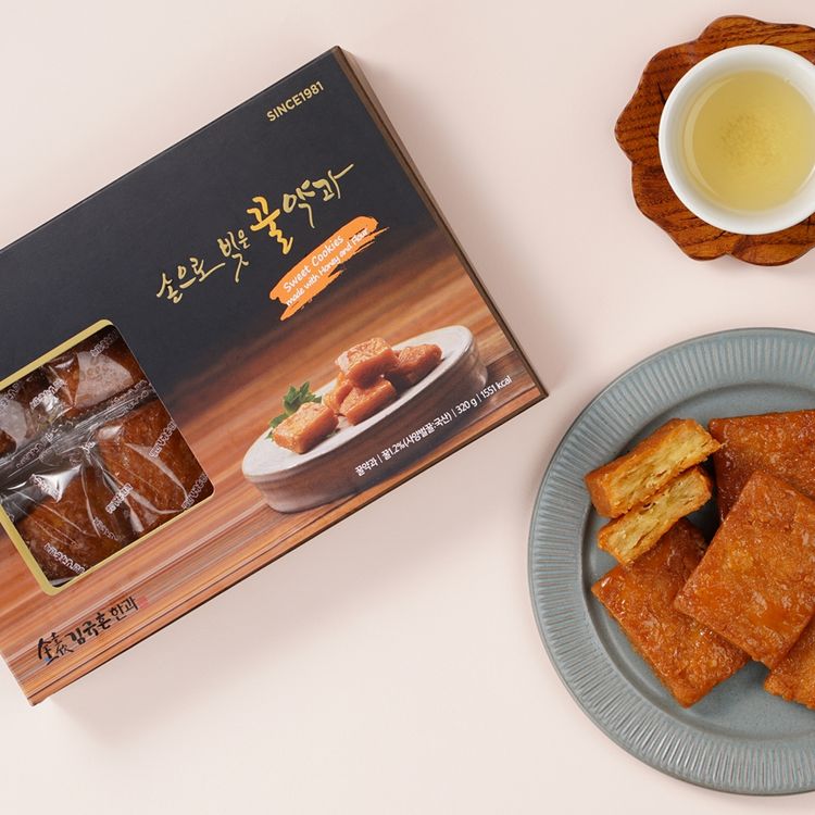 ★무료 배송★ 김규흔 한과 손으로 빚은 꿀약과 8개입 홈플러스 택배배송