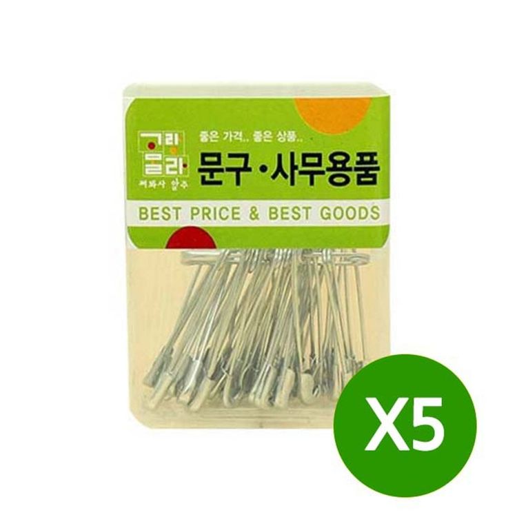 다용도 실용적인 N7113b1052e 옷핀 50개입 5p 메모 명찰 의류 수선 문구용 홈플러스 택배배송