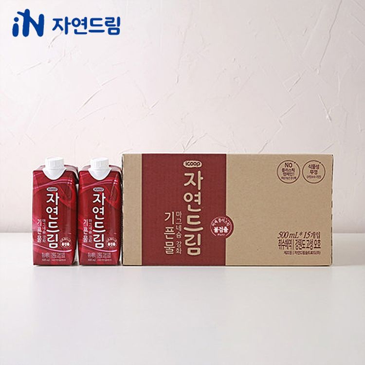 자연드림 마그네슘강화 기픈물 500ml X 15개입 홈플러스 판매자택배