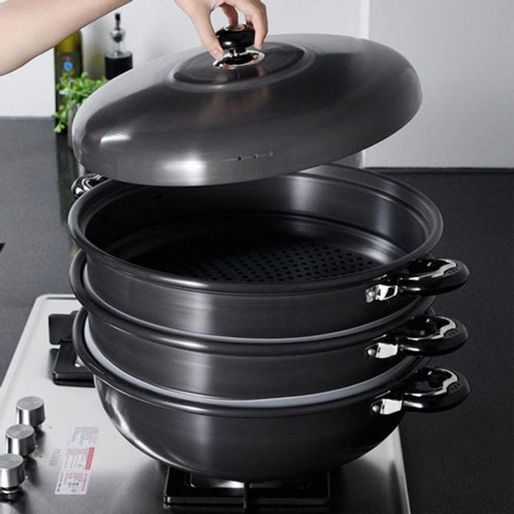 유진토스코 Nc2138d71b3 찜기 찜솥 찜통 찜 냄비 경질 3단 38cm 홈플러스 택배배송