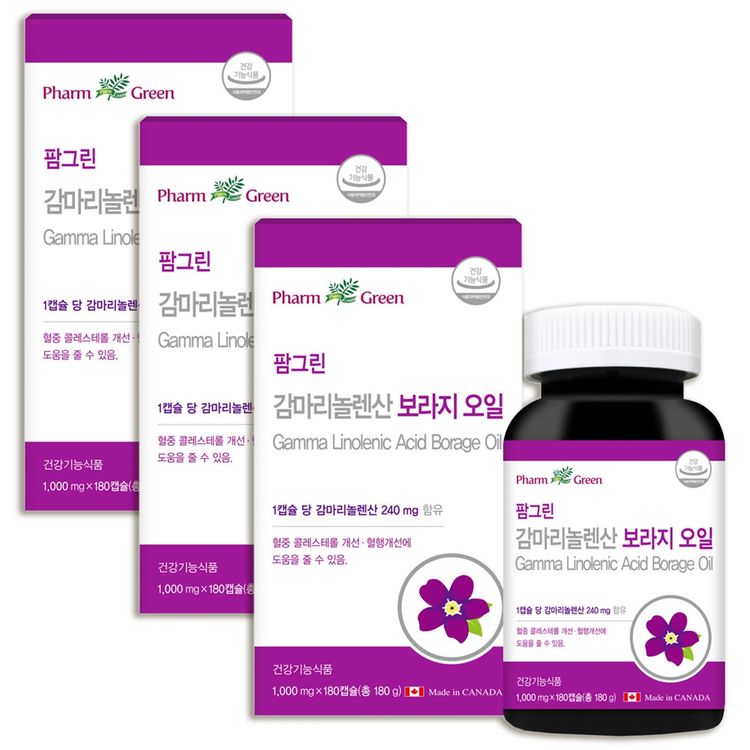 팜그린 건강밸런스 보라지 오일 감마리놀렌산 540캡슐 홈플러스 택배배송