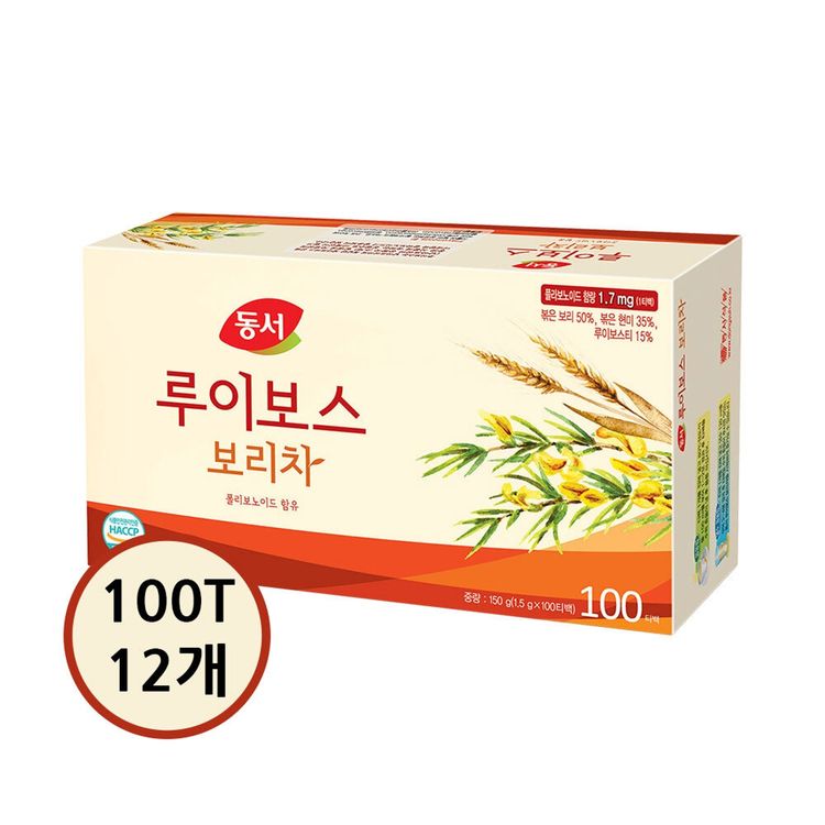 동서 루이보스 보리차 100티백 12개 홈플러스 택배배송