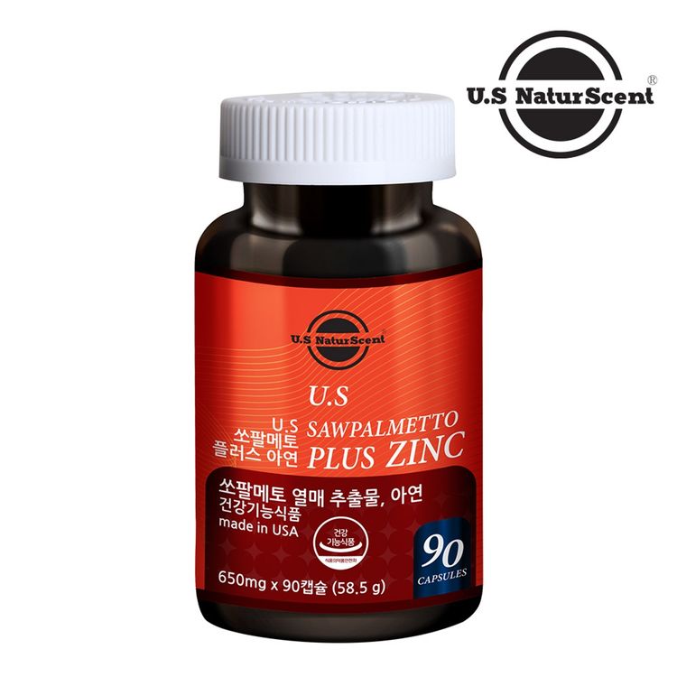 Us 쏘팔메토 플러스 아연 650mg X 90캡슐 1세트 3개월분 홈플러스 택배배송