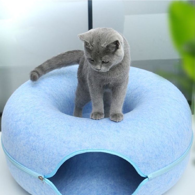 고양이 도넛 터널 숨숨집60cm 캣 도넛하우스 홈플러스 택배배송