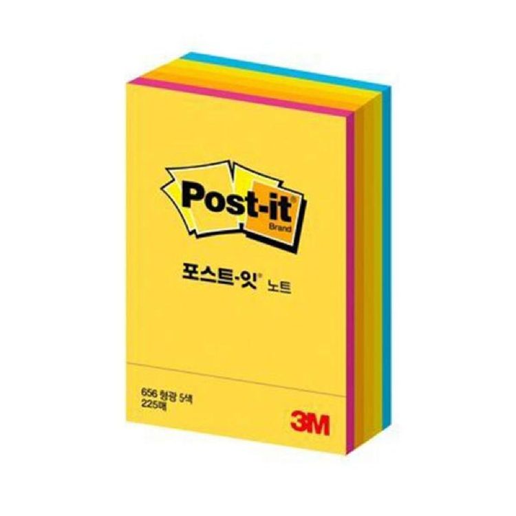 3m 포스트잇 노트 Cu 32형광45장5색상51x76mm 홈플러스 택배배송