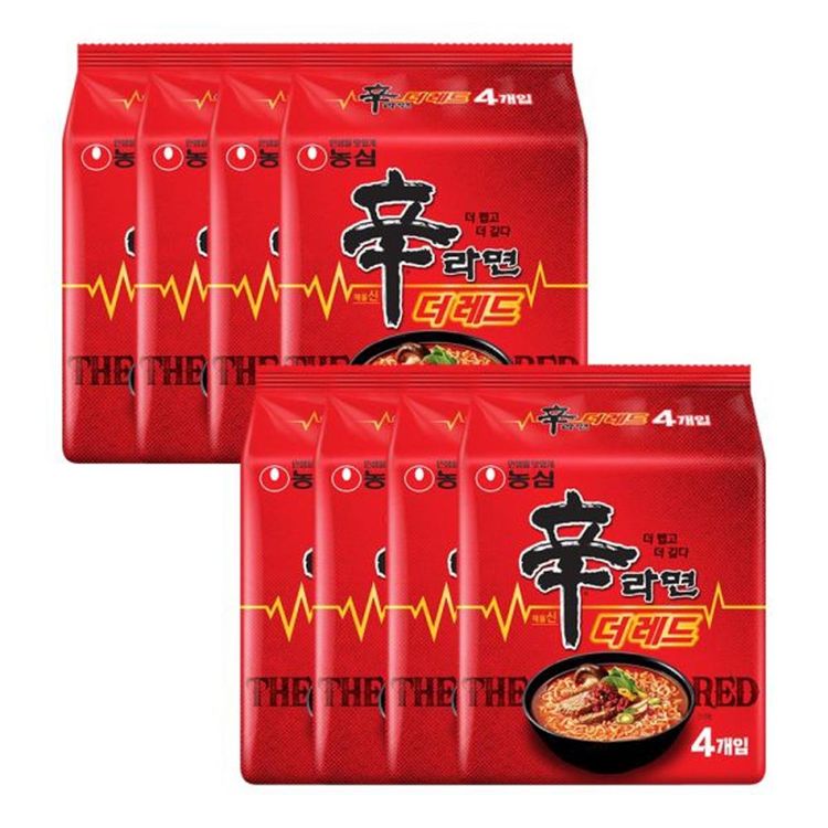 농심 신라면 더레드 125g 4입 X 8개 홈플러스 택배배송