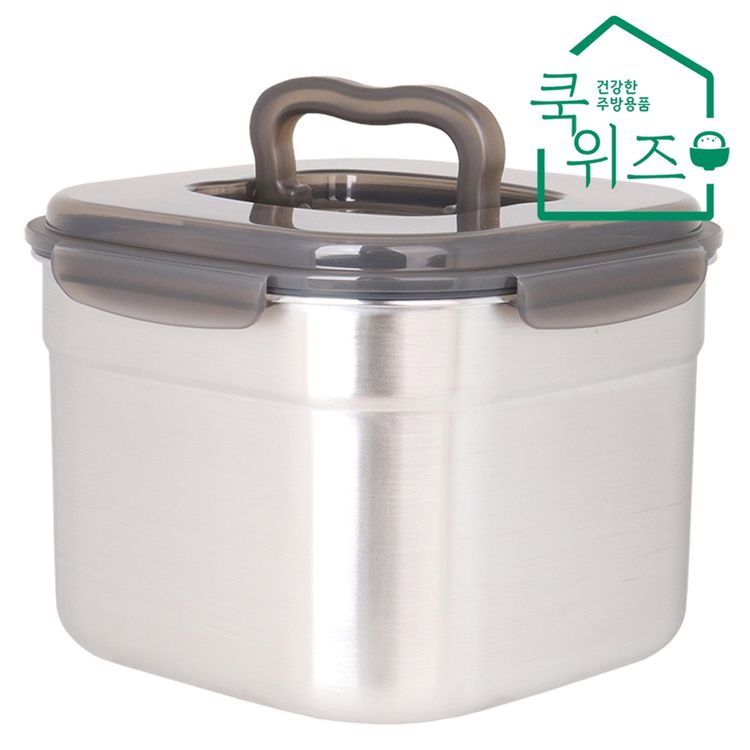 쿡위즈 스텐레스 정사각 핸디김치통 59리터 블랙 홈플러스 택배배송