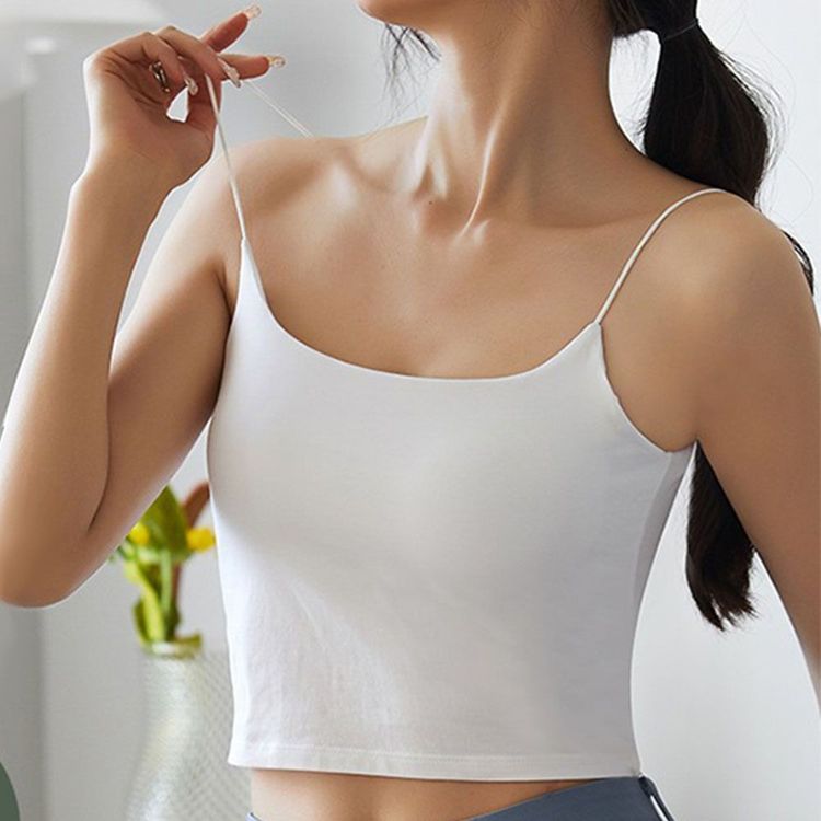 캡내장 크롭끈나시 백리스나시 이너 탑 런닝 뒷트임 홈플러스 택배배송