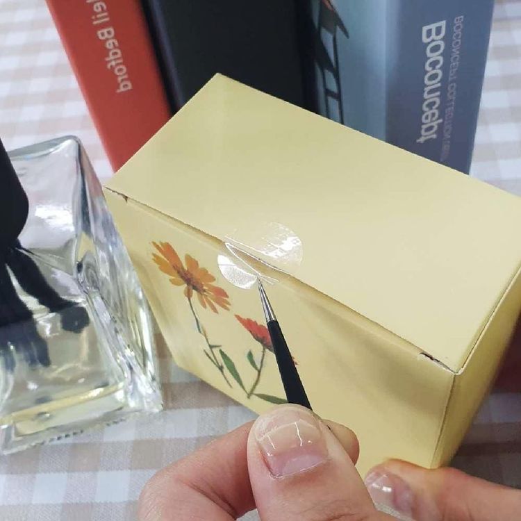 포장용 봉인스티커 투명 원형 20mm 홈플러스 택배배송
