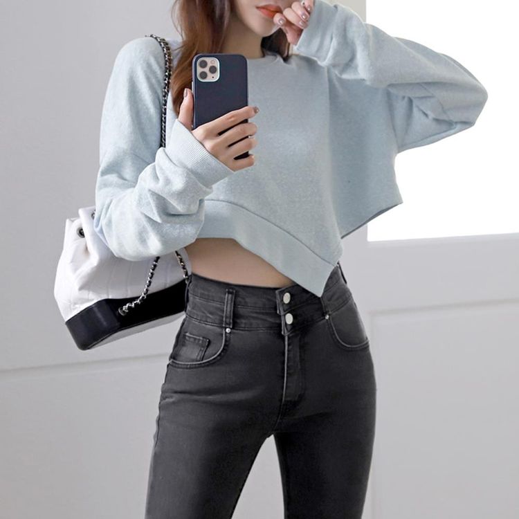 여자 데일리 캐주얼룩 쮸리 언발 크롭 티셔츠 홈플러스 택배배송