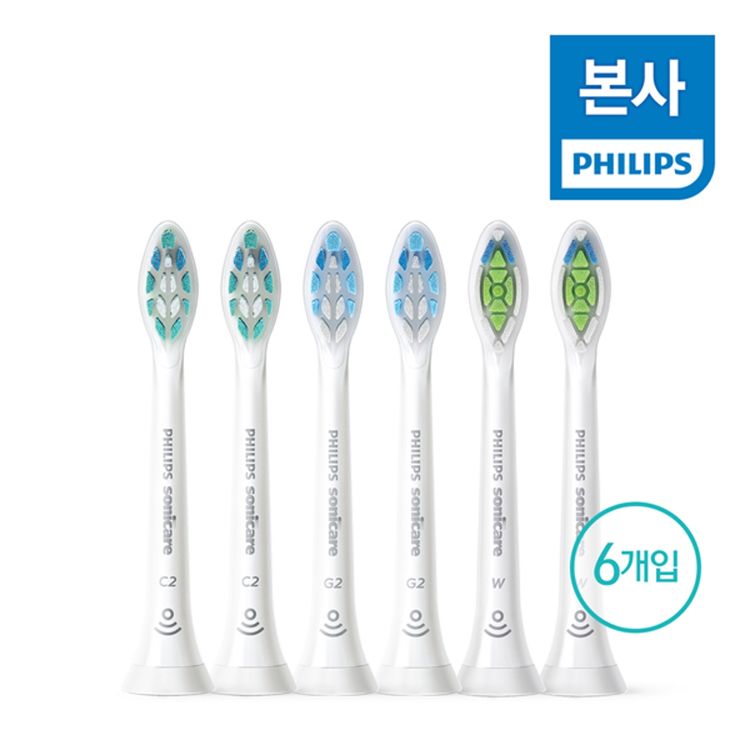 Philips 필립스 옵티멀 칫솔모 버라이어티 팩 6개입 Hx902698 홈플러스 택배배송