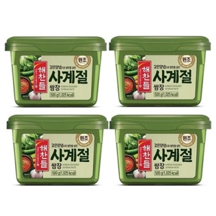 해찬들 사계절 쌈장 500g 4개 홈플러스 택배배송