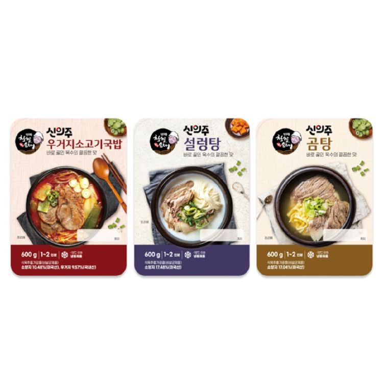 신의주 우거지 소고기 국밥 600g X 4팩 홈플러스 택배배송