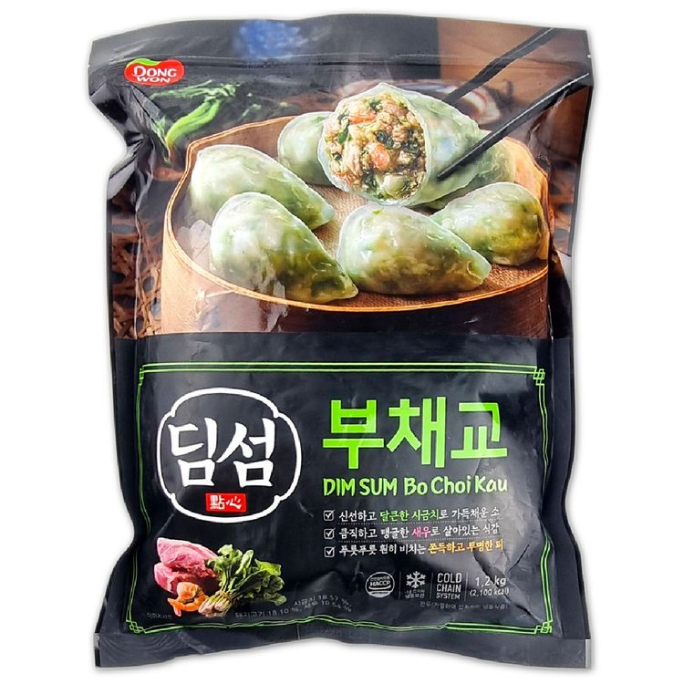 동원 딤섬 부채교 1.2kg 냉동 만두 새우 시금치 | 홈플러스 택배배송