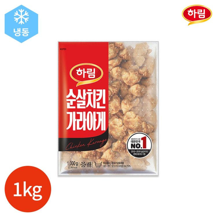 1007710 순살 치킨 가라아게 1kg 홈플러스 택배배송