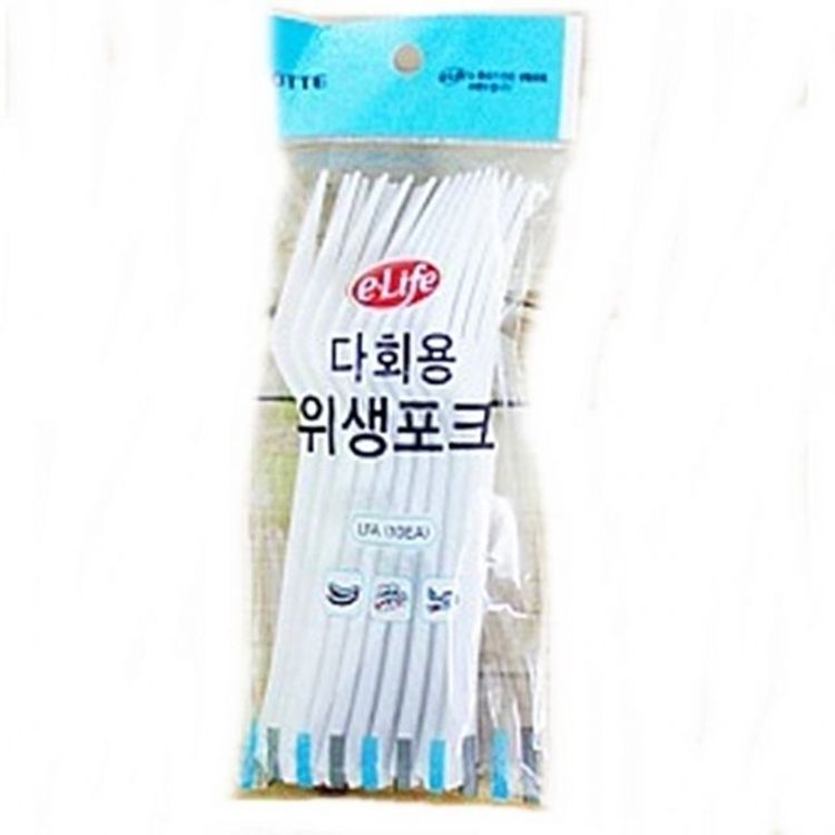 라이프다회용포크10p 실용적인 N609249952 10개 일회용포크 플라스틱포크 홈플러스 택배배송