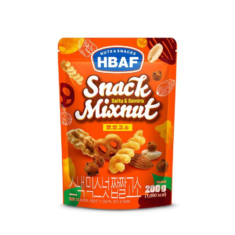 HBAF 바프 스낵 믹스넛 짭짤고소 200G(봉) | 홈플러스
