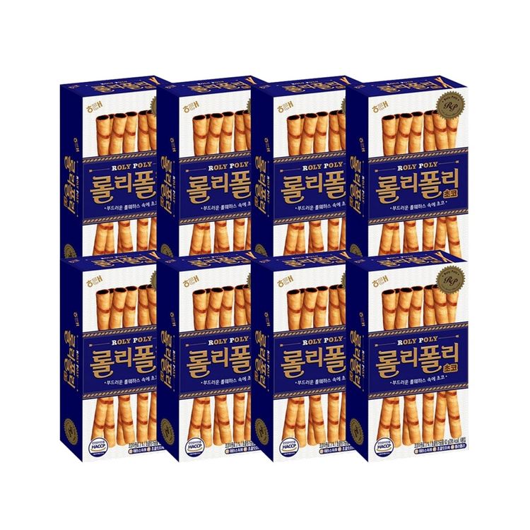 더반 해태제과 롤리폴리 초코62g X 8곽 홈플러스 택배배송