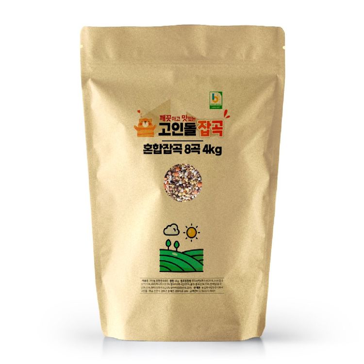 고인돌 호라산밀 듬뿍 혼합잡곡 8곡 잡곡쌀 4kg 홈플러스 택배배송