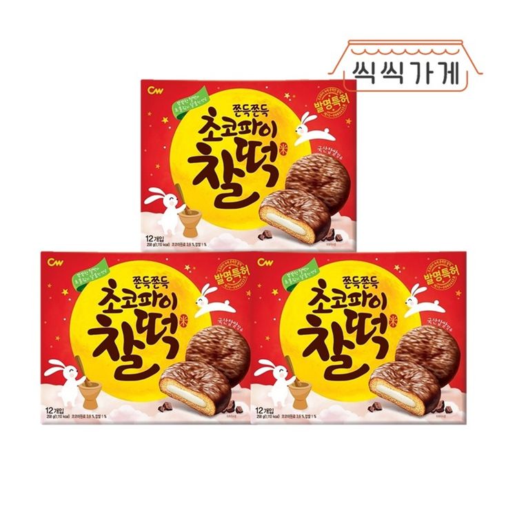 씩씩가게 초코파이 찰떡 258g X 3ea 홈플러스 택배배송