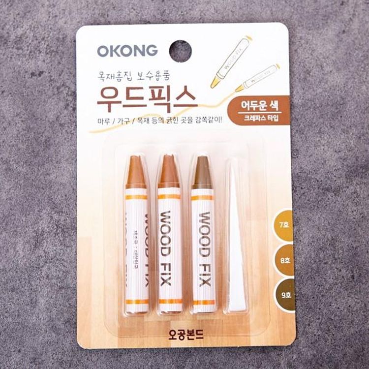 우드픽스 가구흠집 우드필러 보수용품 어두운색 오공 홈플러스 택배배송