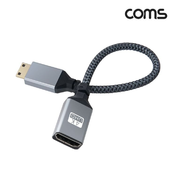 Coms 미니 Hdmi 변환 케이블 젠더 Hdmi F To Mini Hdmi M 4k 60 홈플러스 택배배송
