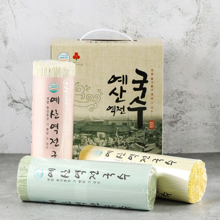 농사랑 예산역전국수 선물세트 클로렐라1300g소면1300g치자1300g 홈플러스 판매자택배