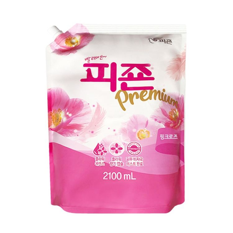 피죤 섬유유연제 핑크로즈 리필 2100ml 홈플러스 택배배송