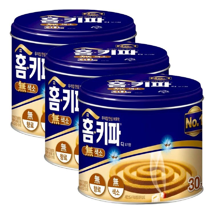 홈키파 디 모기향 무색소 30개입 X 3개 홈플러스 택배배송