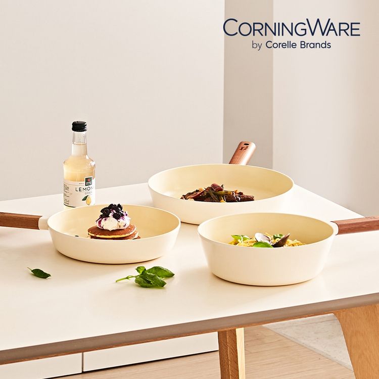 Corelle 코렐 코닝웨어 허니우드 프라이팬 3종세트 24팬24궁중팬28팬 홈플러스 택배배송