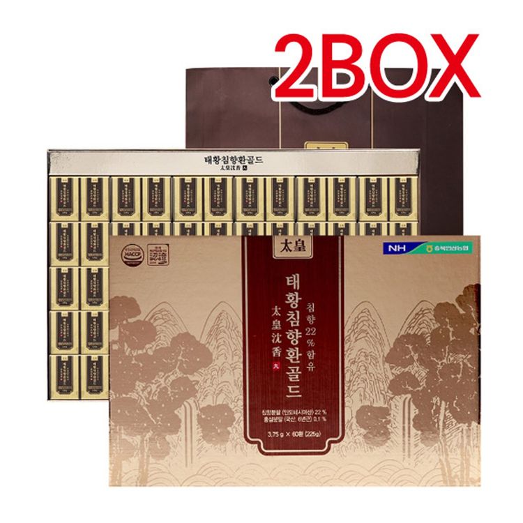 충북인삼농협 태황침향환골드 60환 2박스총120환침환쇼핑백증정 홈플러스 택배배송