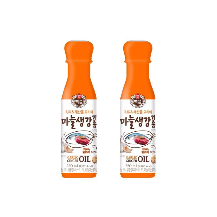 백설 마늘 생강기름 220ml X2개 홈플러스 택배배송