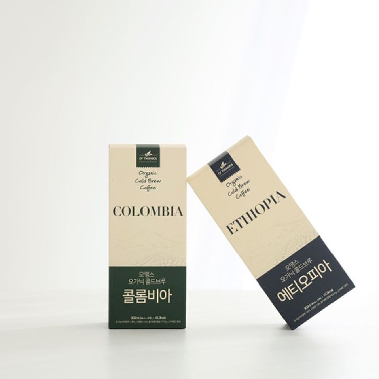 오땡스콜드브루 유기농 더치커피 액상 커피스틱 콜롬비아 30ml 10개입 아메리카노원액 홈플러스 택배배송