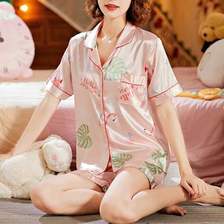 20대 30대 홈드레스 여자 반팔 반바지 세트 잠옷 홈플러스 택배배송