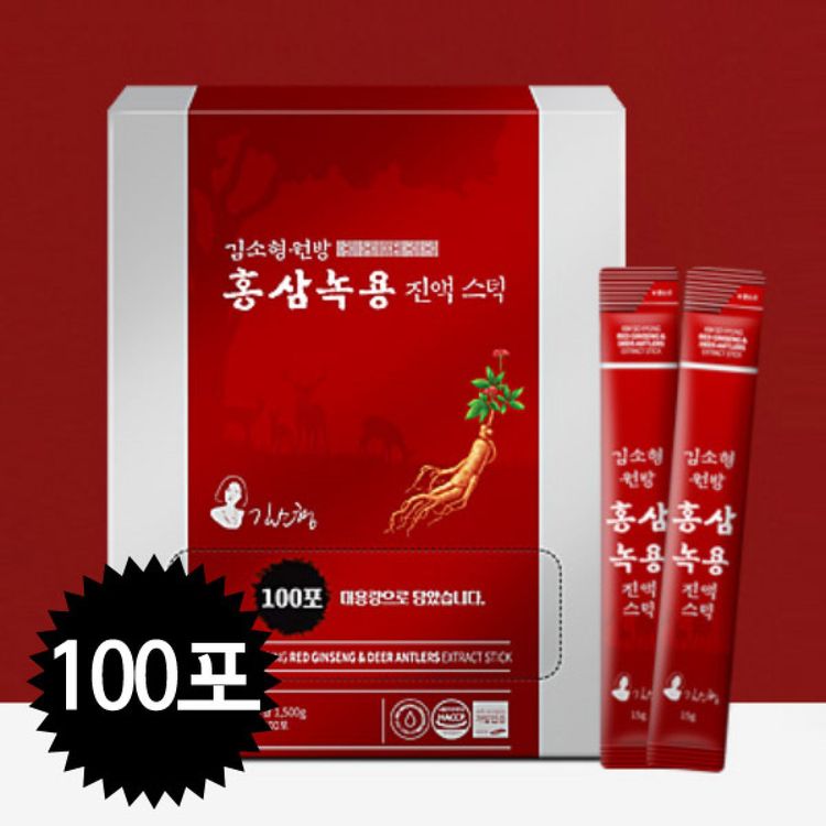 김소형 원방 홍삼녹용진액스틱 15gx100포 홈플러스 택배배송