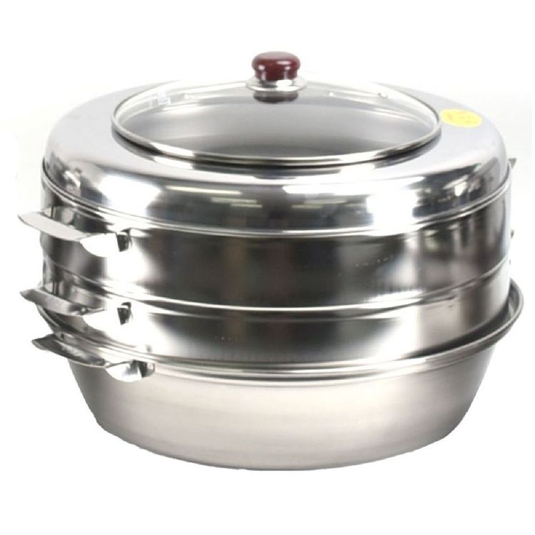 스테인리스 찜기냄비 유리뚜껑 포함 중 42cm 홈플러스 택배배송