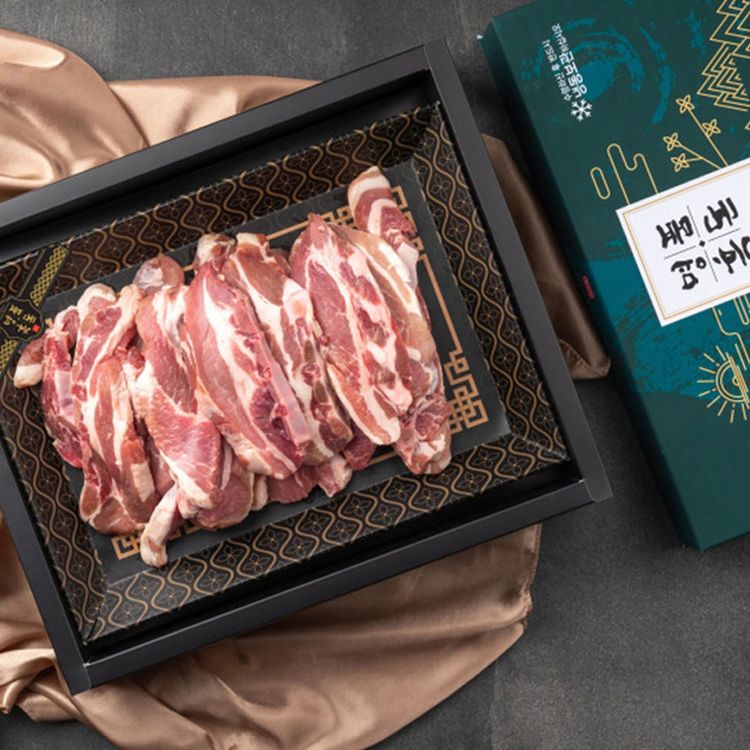E경남몰 함양 흑돈 선물세트 4호la갈비 25kg 홈플러스 택배배송