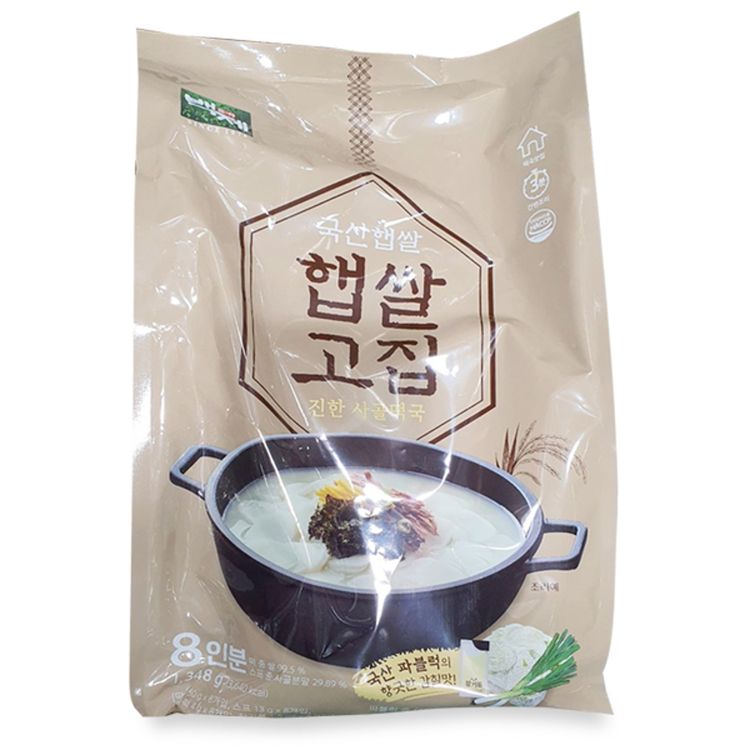 햅쌀만 고집해서 만든 진한 사골떡국 168g X 8입 홈플러스 택배배송