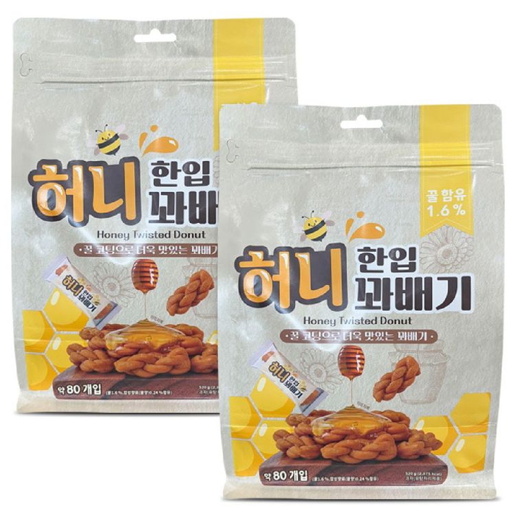 허니 한입 꽈배기 520gx2개 홈플러스 택배배송