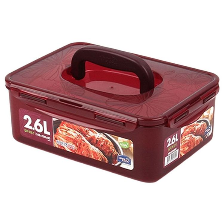 락앤락 실용적인 N6143b67a13 한손 핸디 김치통 26l 사각 밀폐용기 소분용 홈플러스 택배배송