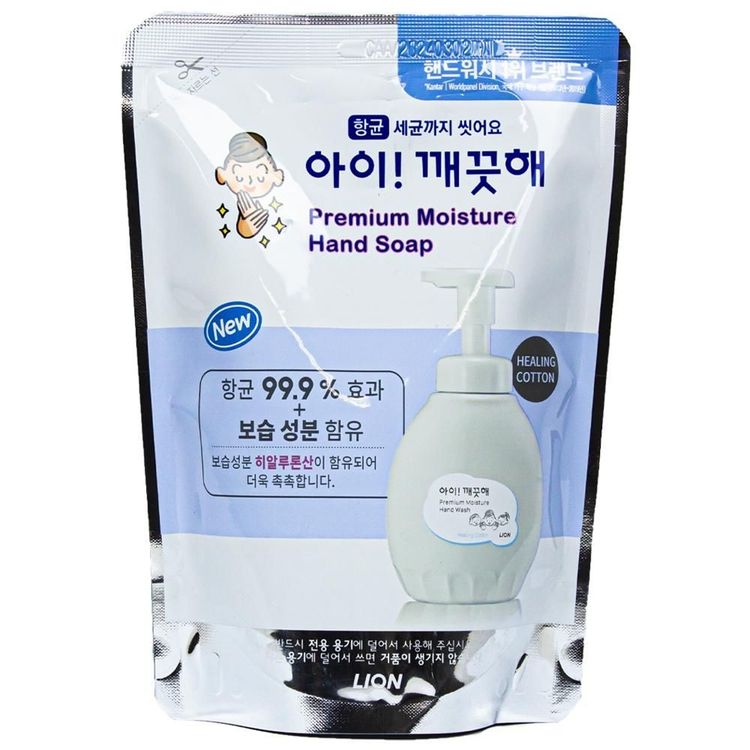 아이깨끗해 프리미엄 모이스처 힐링 코튼 리필 400ml 홈플러스 택배배송