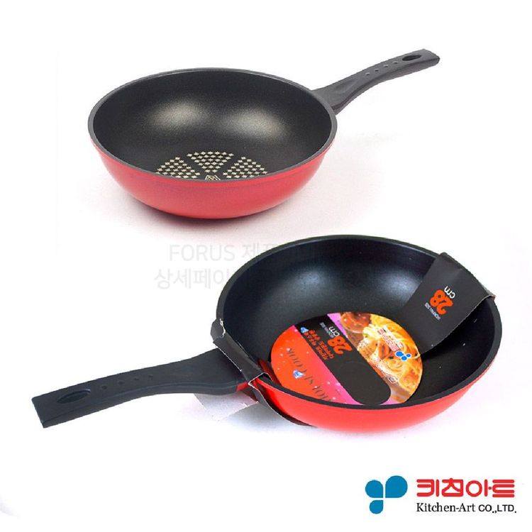키친아트 하우스쿡 칼라 궁중팬 28cm 웍 볶음팬 중식 홈플러스 택배배송