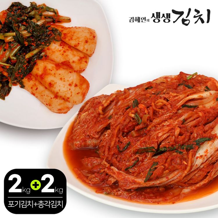 11 김혜연의 생생김치 100 국내산 포기김치 2kg 총각김치 2kg 홈플러스 택배배송