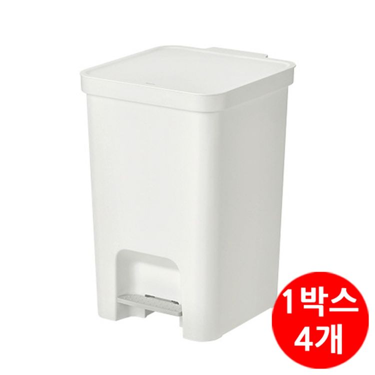 3010620 페달형 휴지통 13l 아이보리 1박스4개 홈플러스 택배배송