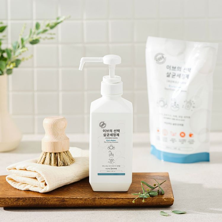 이브의선택 주방세제 살균 9999 과일세척 식기세척기겸용 600ml 홈플러스 택배배송