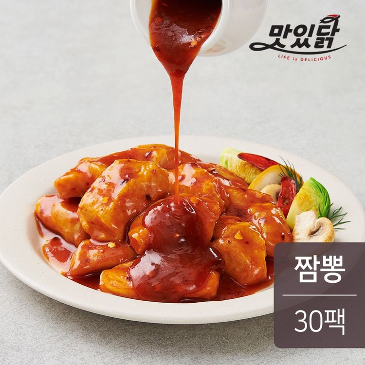 맛있닭 한입 소스 닭가슴살 짬뽕 100gx30팩3kg 홈플러스 택배배송