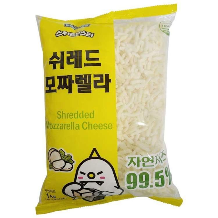 한국유업 스위트 몬스터 쉬레드 모짜렐라 치즈 1kg 홈플러스 택배배송