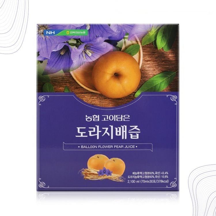 농협 국산 고이담은 60brix 도라지 배 농축액 즙 30포 홈플러스 택배배송